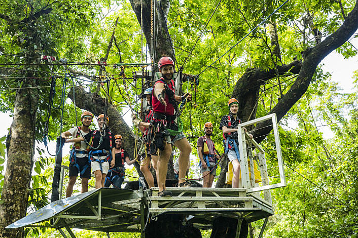 Jungle Surfing Canopy Tours 11.10am by Jungle Adventures • uptopdownunder